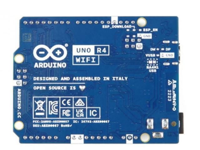 AVR-Duino / Uno R4 WiFi (USB-C, kék) - TavIR WebShop